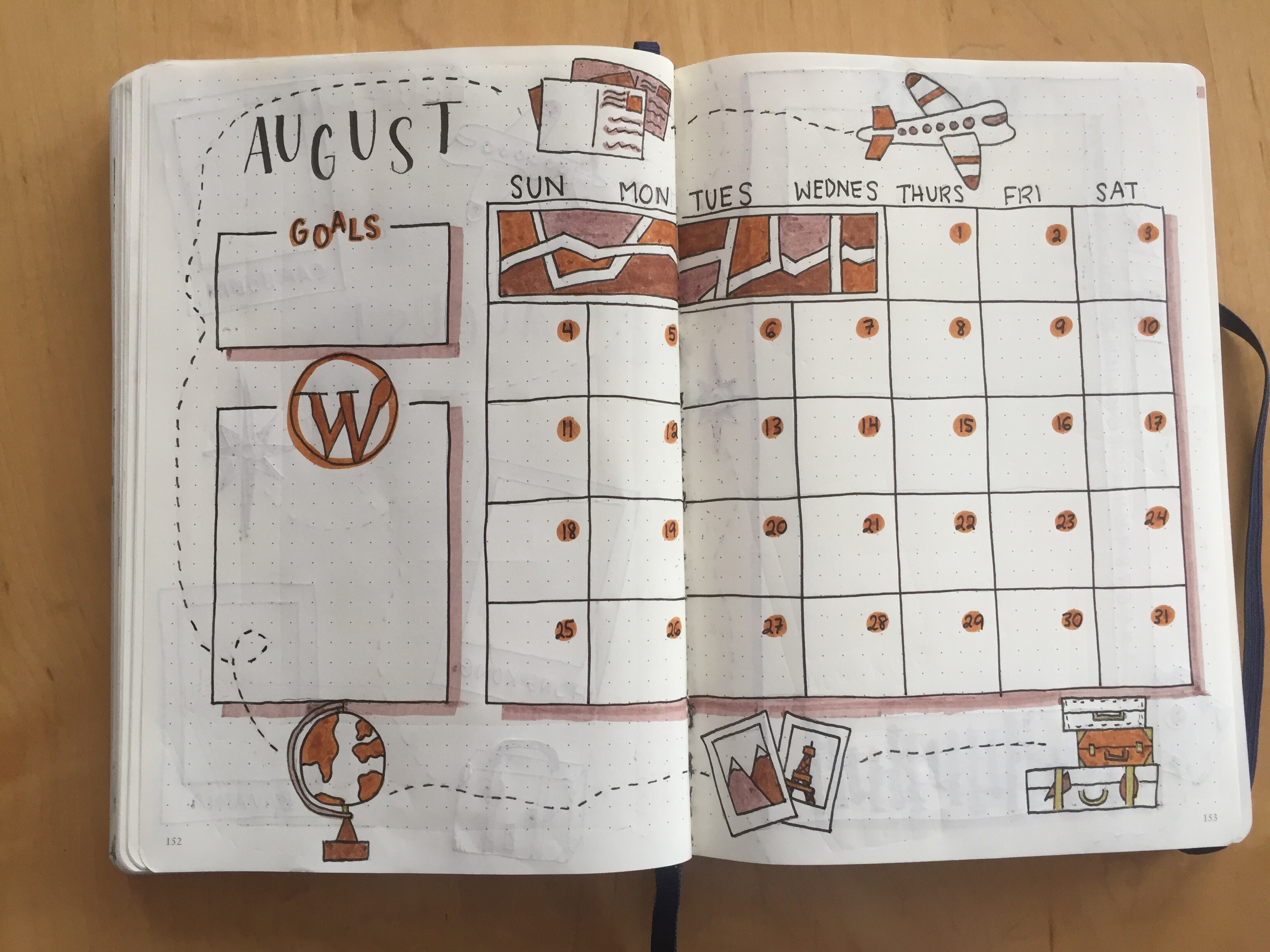 August Bullet Journal Set-Up with July Monthly Recap – My Day Is Booked