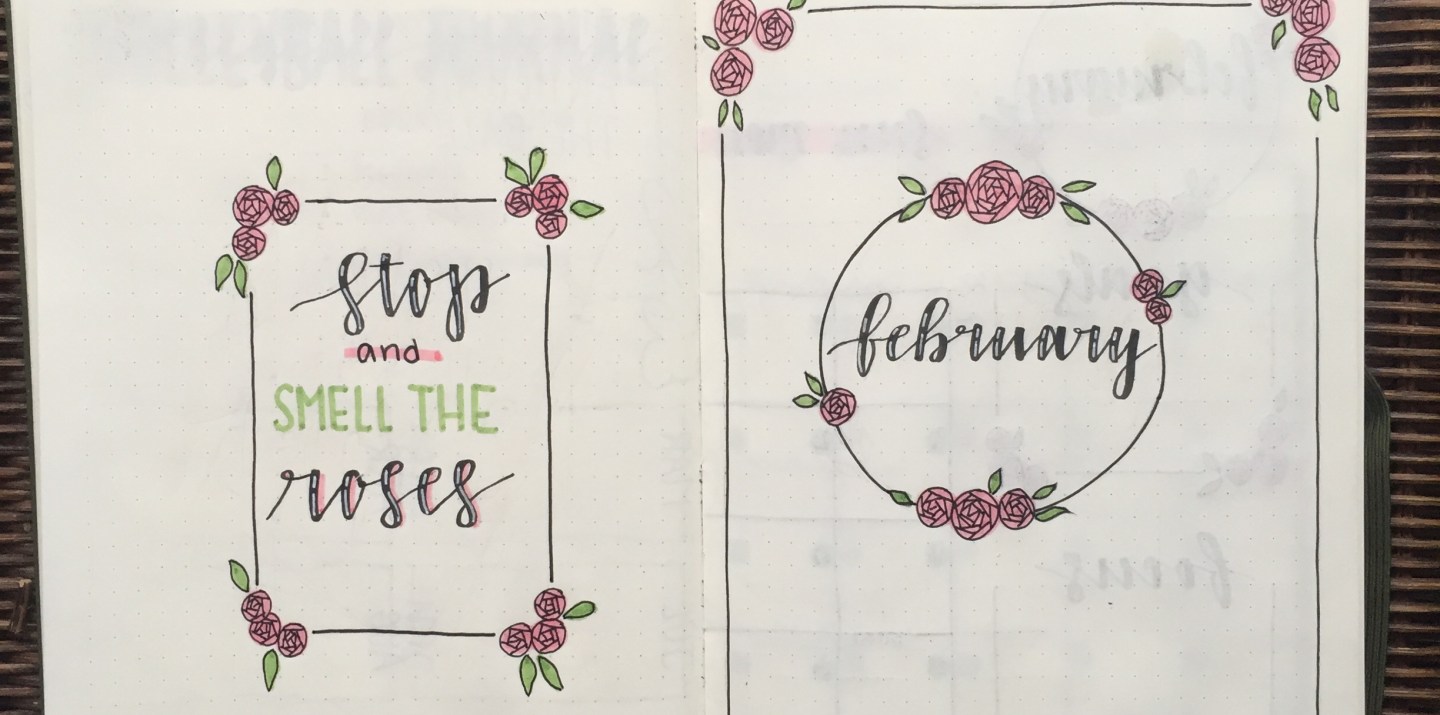 February 2020 Bullet Journal Set-Up – My Day Is Booked
