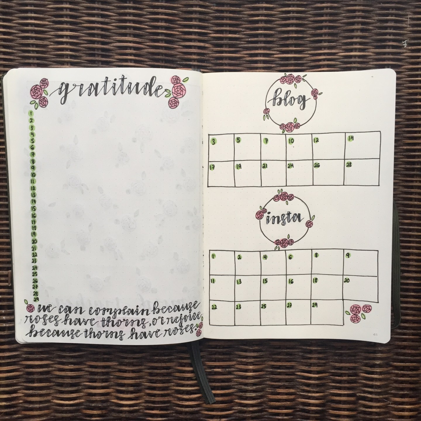 February 2020 Bullet Journal Set-Up – My Day Is Booked